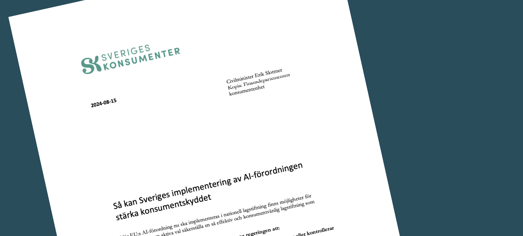 Brev till Erik Slottner: Så kan Sveriges implementering av AI ...