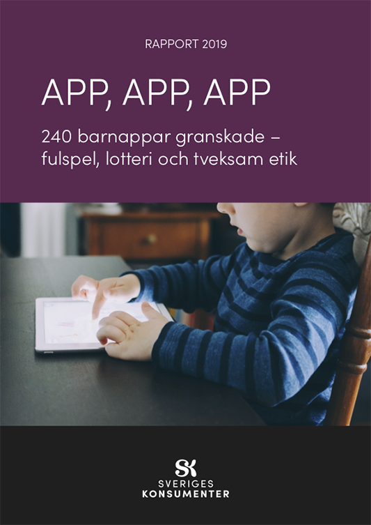 Fulspel och köpuppmaningar i appar för barn - Sveriges Konsumenter ...